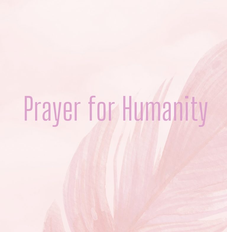 Prayer for Humanity - Clare Curtis Wellbeing